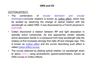 Optical Rotatory Dispersion | PPT