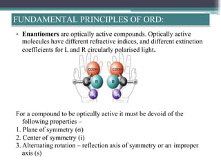 Optical rotatory dispersion technique in spectroscopy | PPT