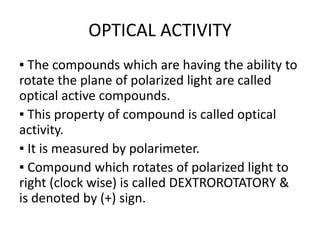 Ord and cd ppt | PPTX | Chemistry | Science