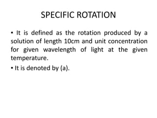 Ord and cd ppt | PPTX | Chemistry | Science
