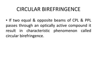 Ord and cd ppt | PPTX | Chemistry | Science
