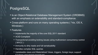 Object Relational Database Management System | PPT