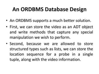 Ordbms | PPT