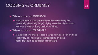 Ordbms | PPTX