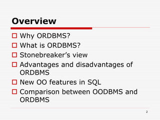 Ordbms.ppt