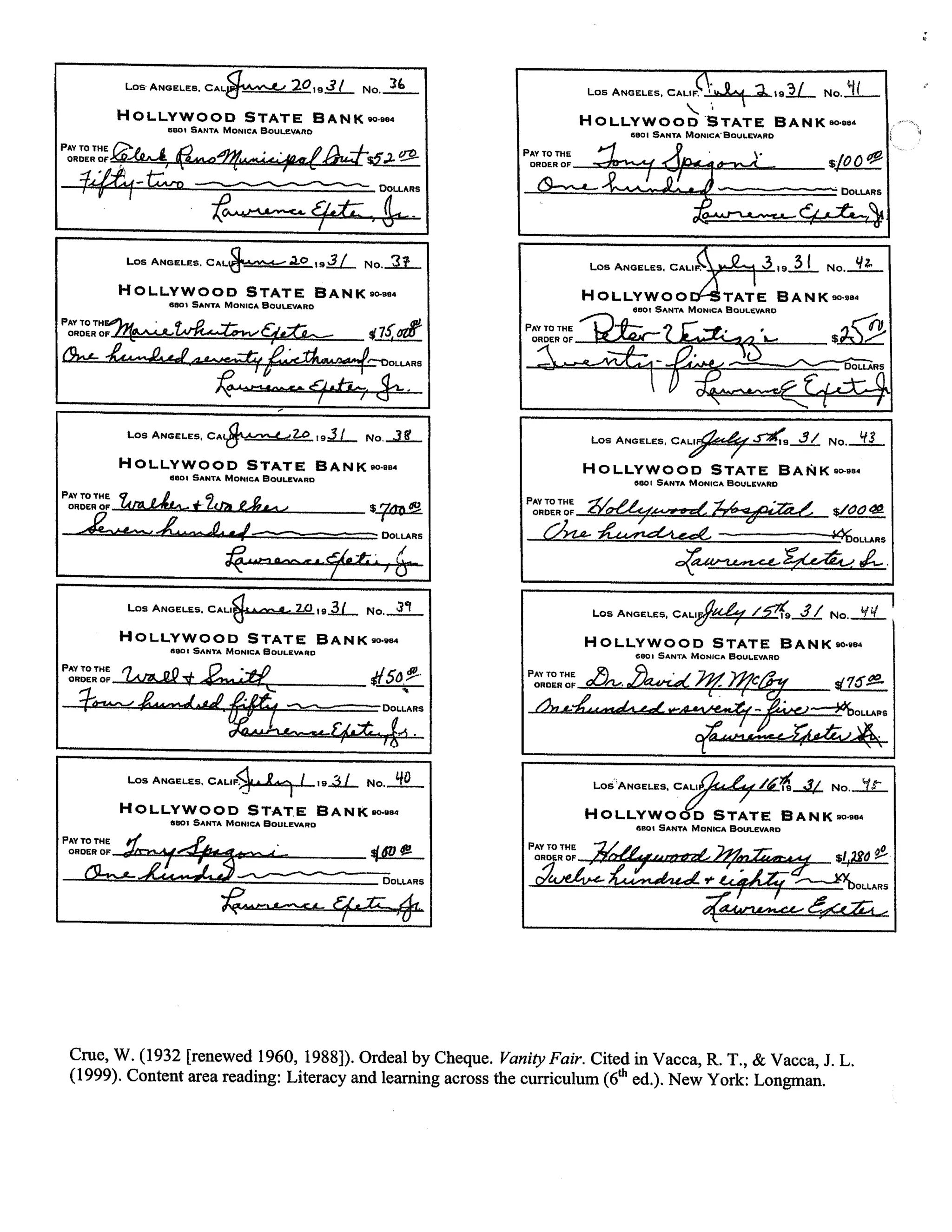 Ordeal by cheque | PDF