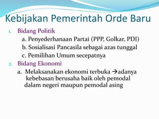 Orde baru2 | PPTX