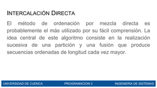 Estructura de Datos : Ordenamiento Externo | PPTX
