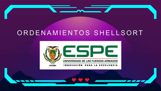 Ordenamiento Shellsort Ppt