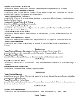 Ordenamiento territorial de Venezuela | DOC