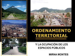 Ordenamiento territorial y espacios públicos | PPTX