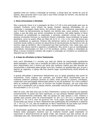 Ordenação feminina augustus nicodemos lopes | PDF