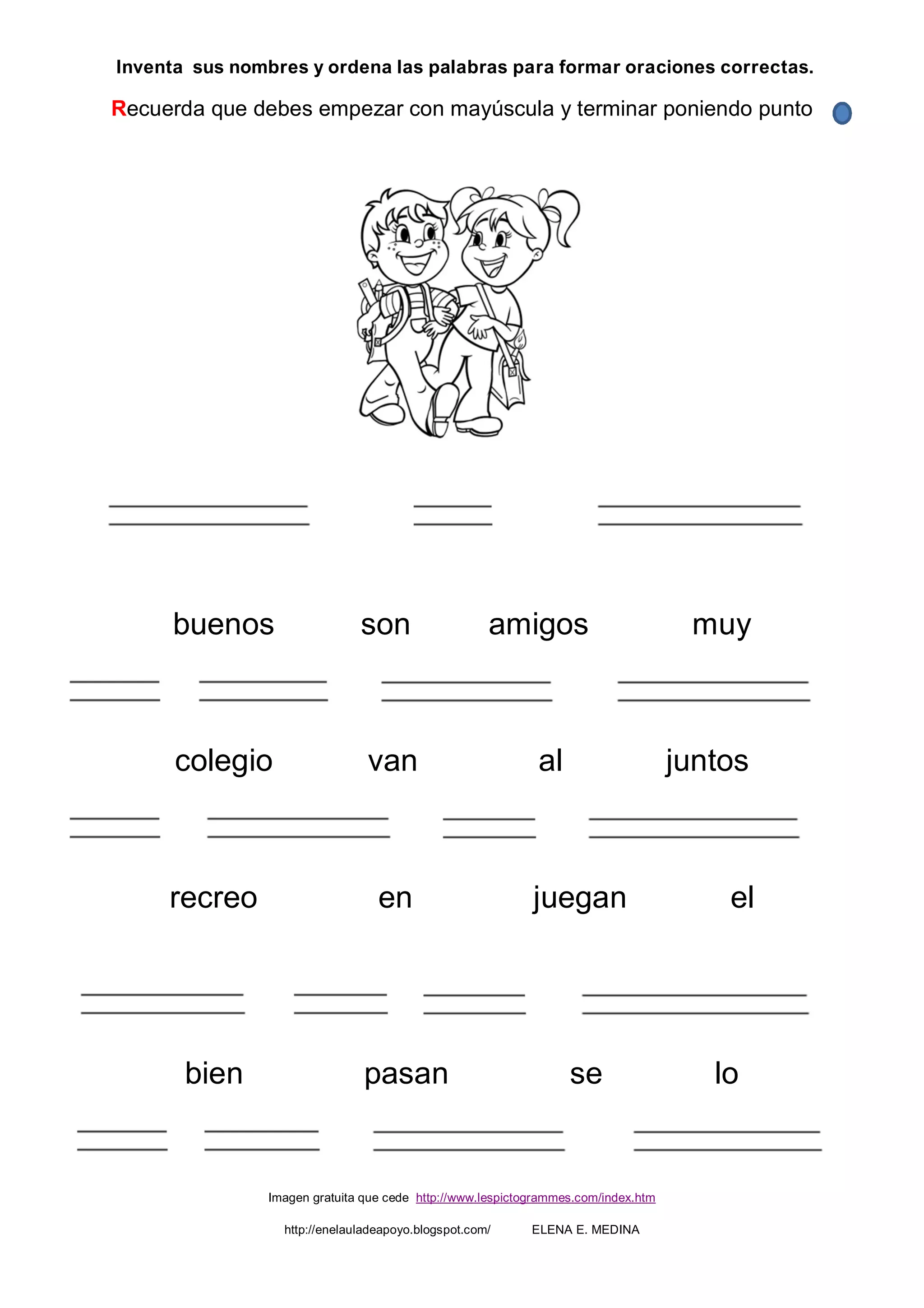 Ordena oraciones | PDF