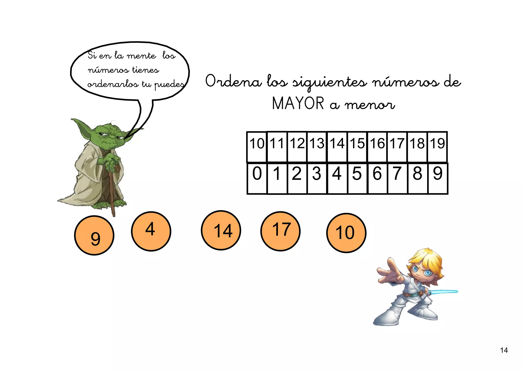 Ordenar numeros mayor menor | PDF
