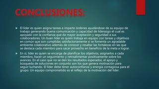 Ordenes que debe cumplir un lider | PPTX