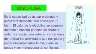 Orden y disciplina | PPTX