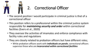 Criminal Justice Careers and the things that make people happy | PPT