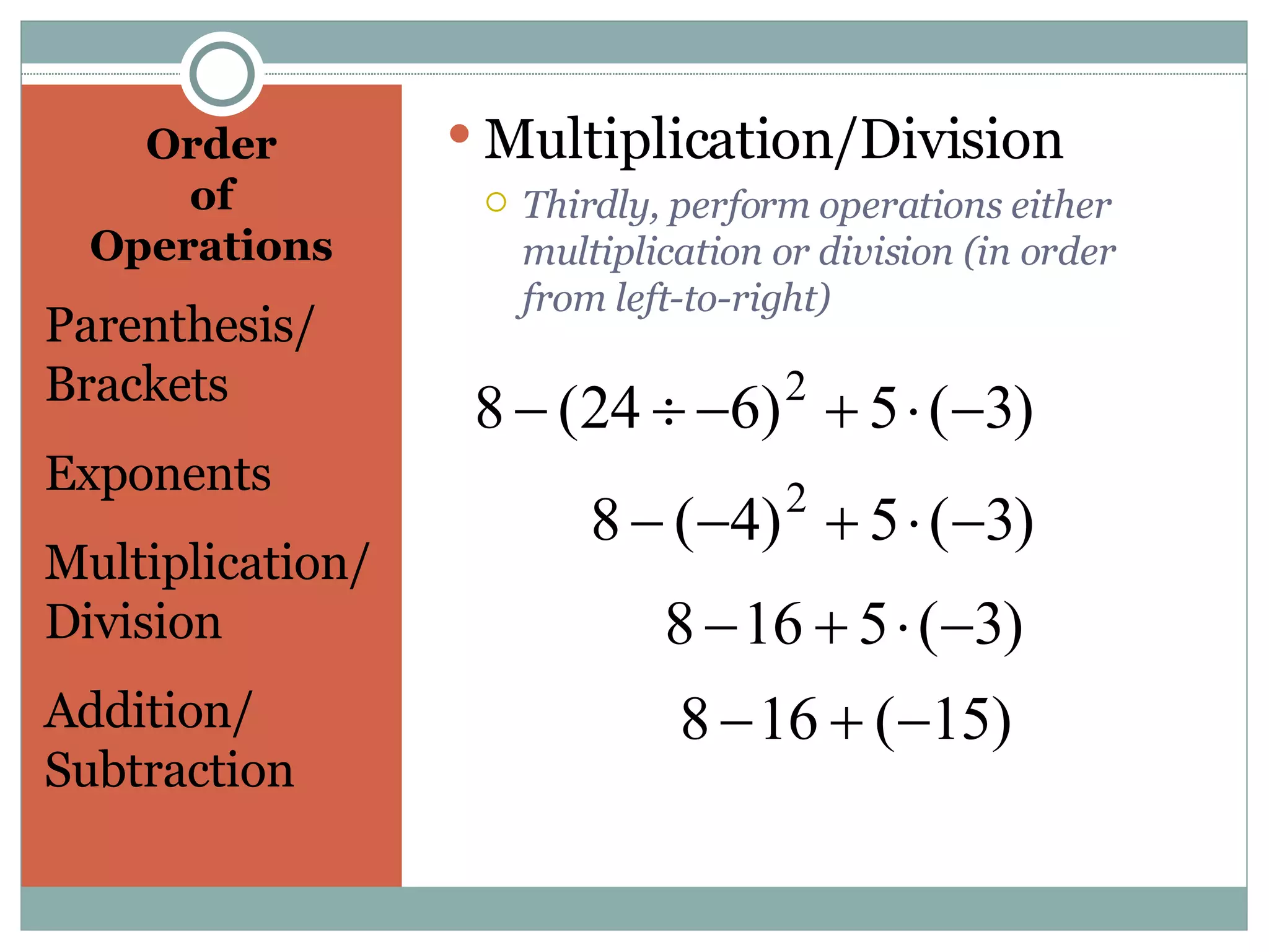 Order of Operations | PPT