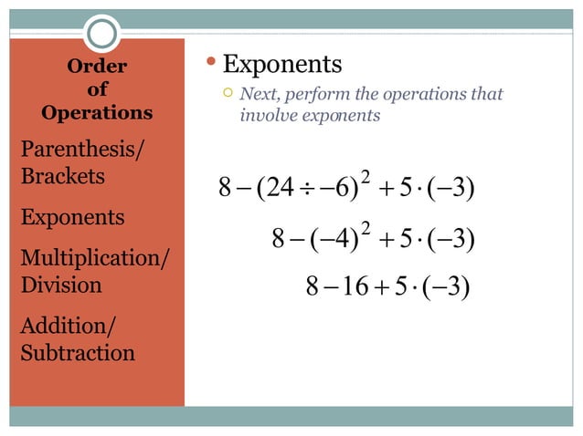 Order of Operations | PPT