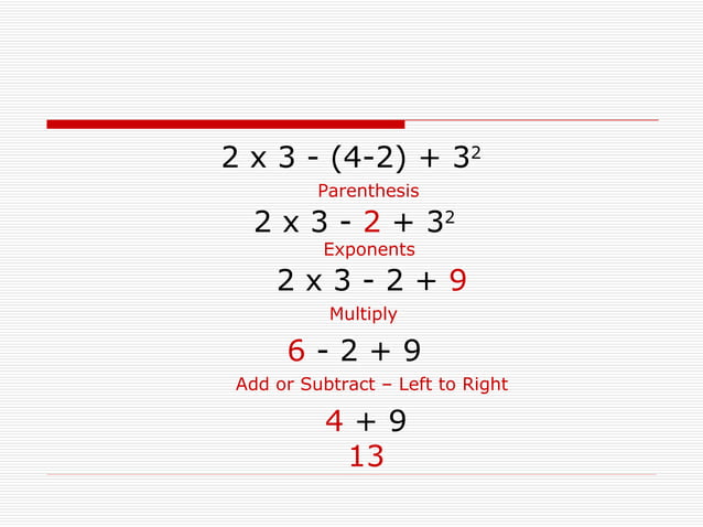Order Of Operations | PPT | Homework and Study | Education