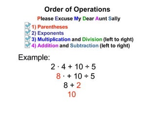 Order of Operations | PPT