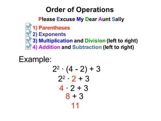 Order of Operations | PPT