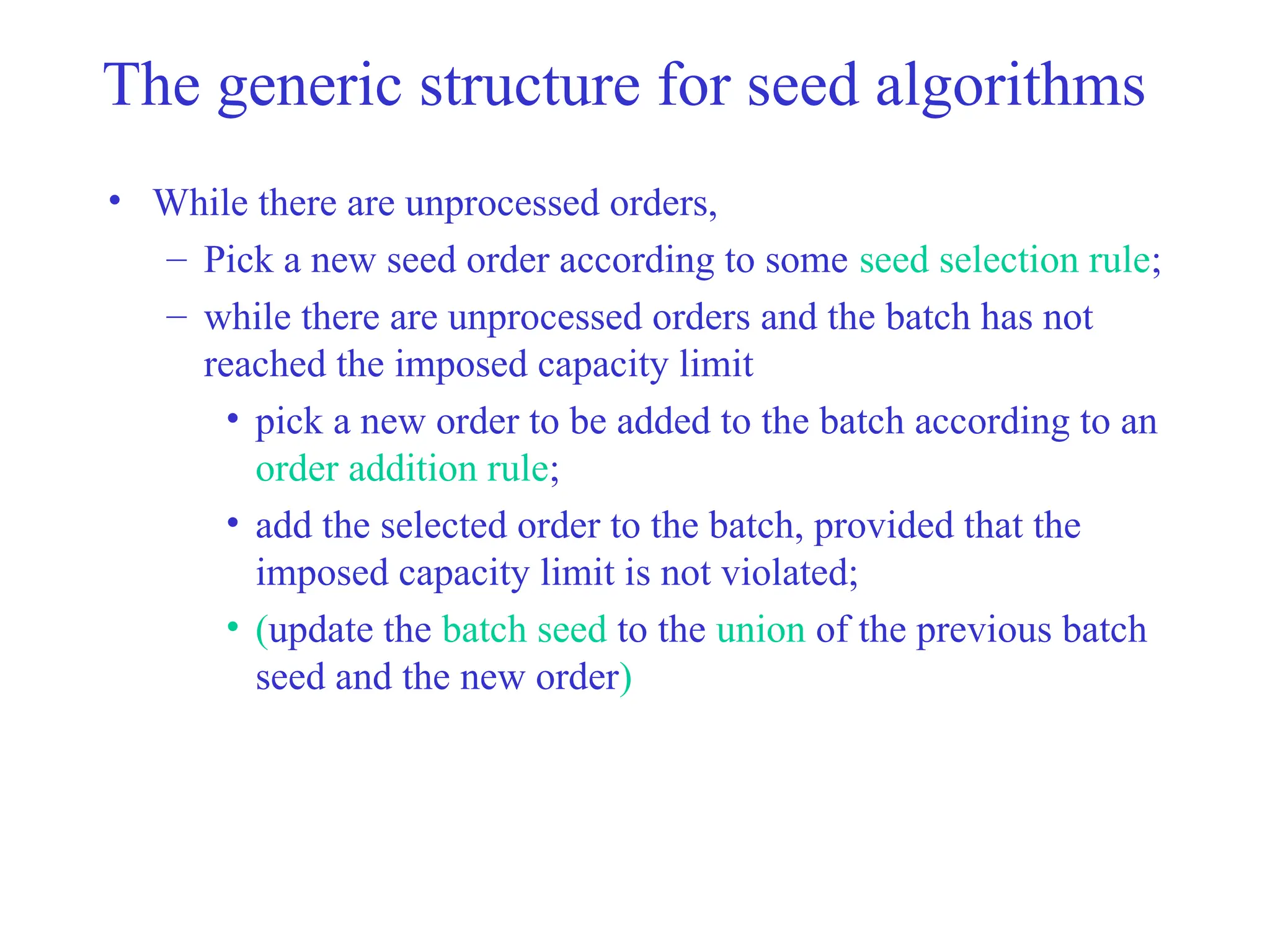 order picking policies pick sequencing batching | PPT