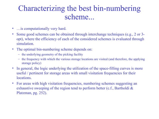 order picking policies pick sequencing batching | PPT