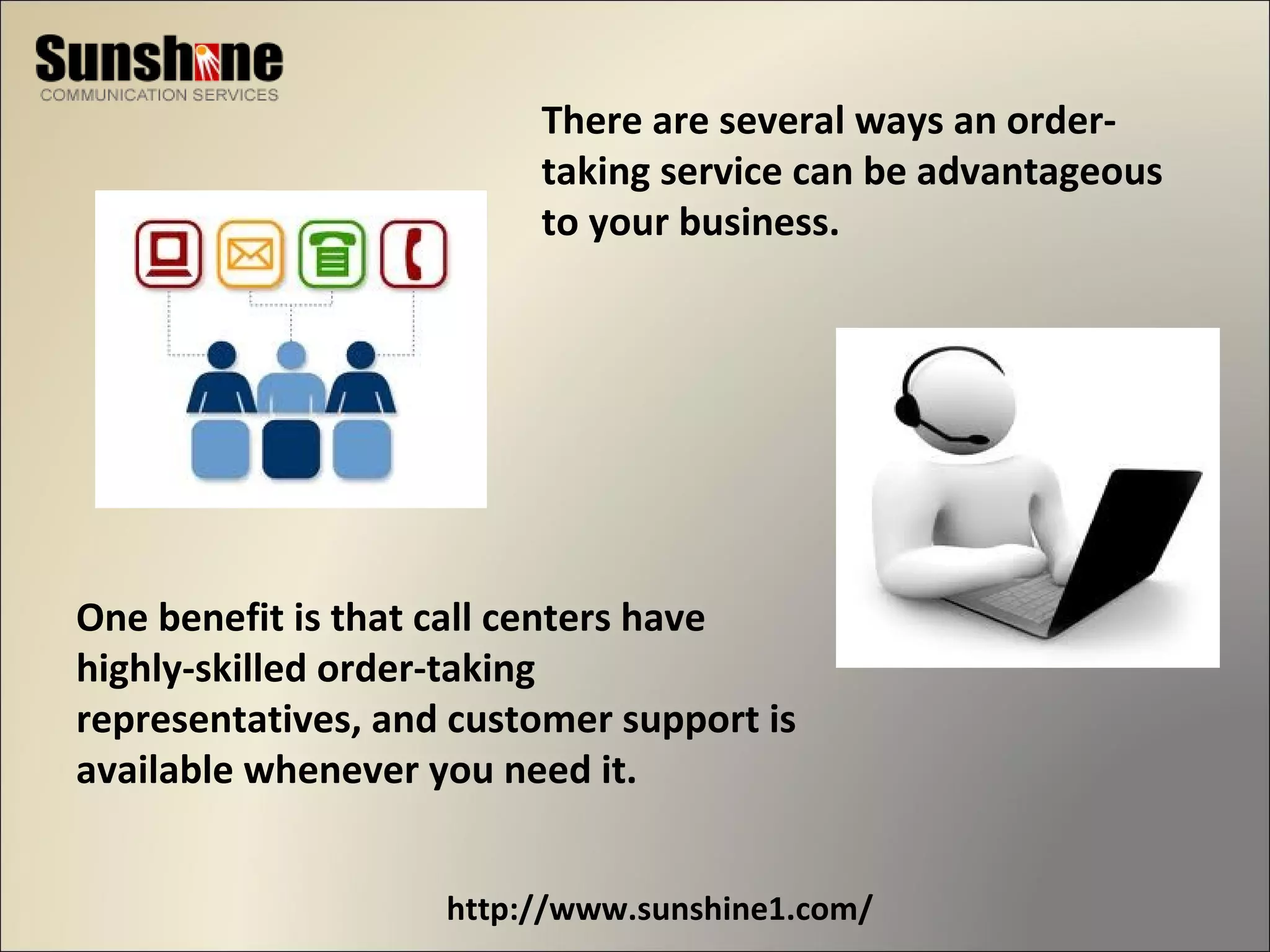 Order-Taking Service – An Essential Business Activity | PPT