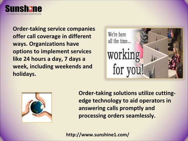 Order-Taking Service – An Essential Business Activity | PPT