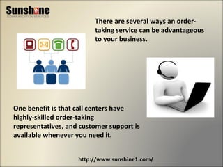 Order-Taking Service – An Essential Business Activity | PPT