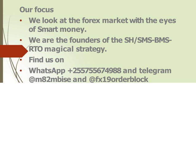 ORDER BLOCK ENTRY.pptx | Stocks and Bonds | Personal Investing