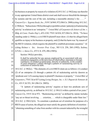 Order Dismissing RICO Darren Chaker | PDF | Law