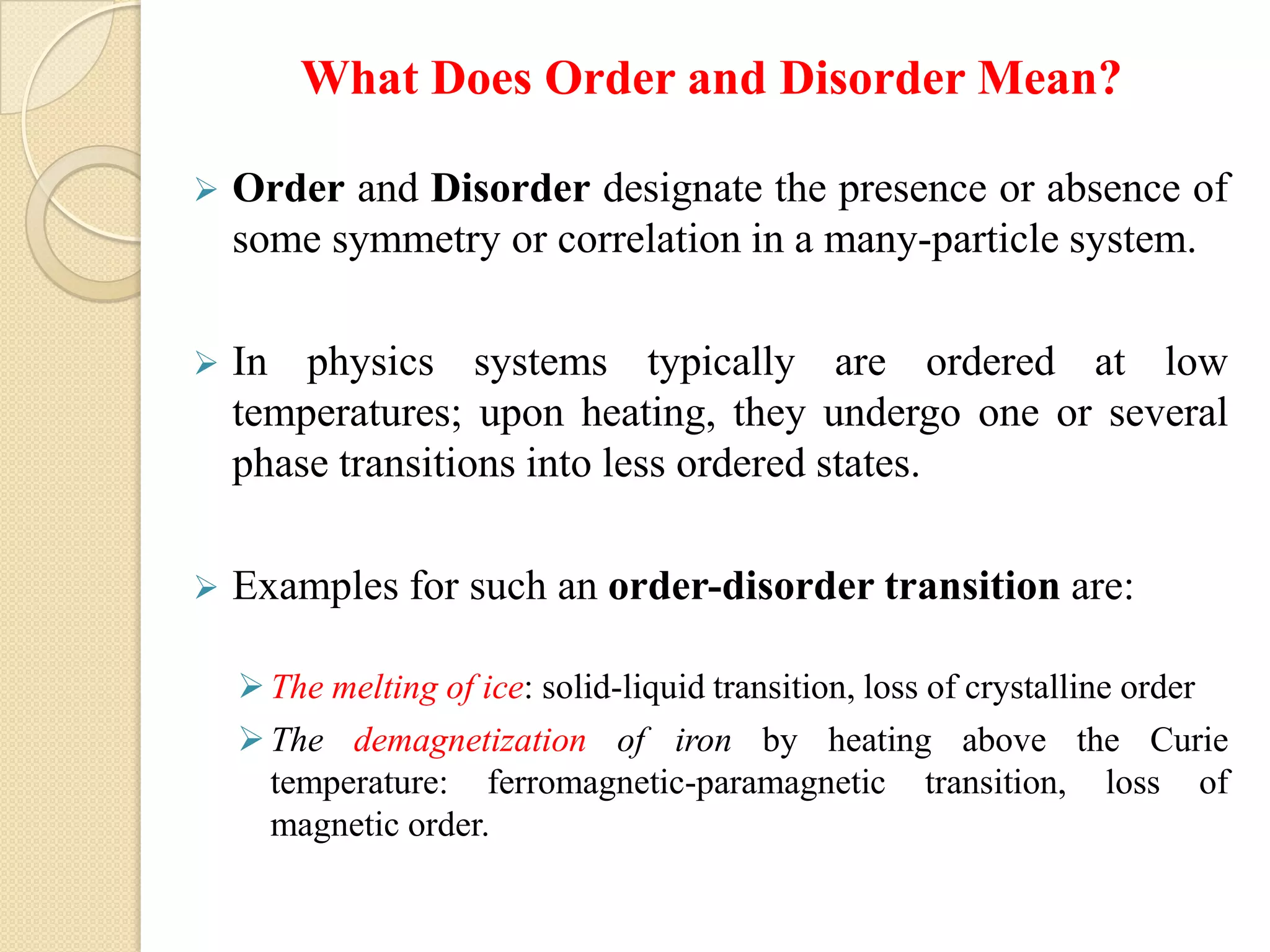 Order disorder transformation( the kinetics behind) | PDF