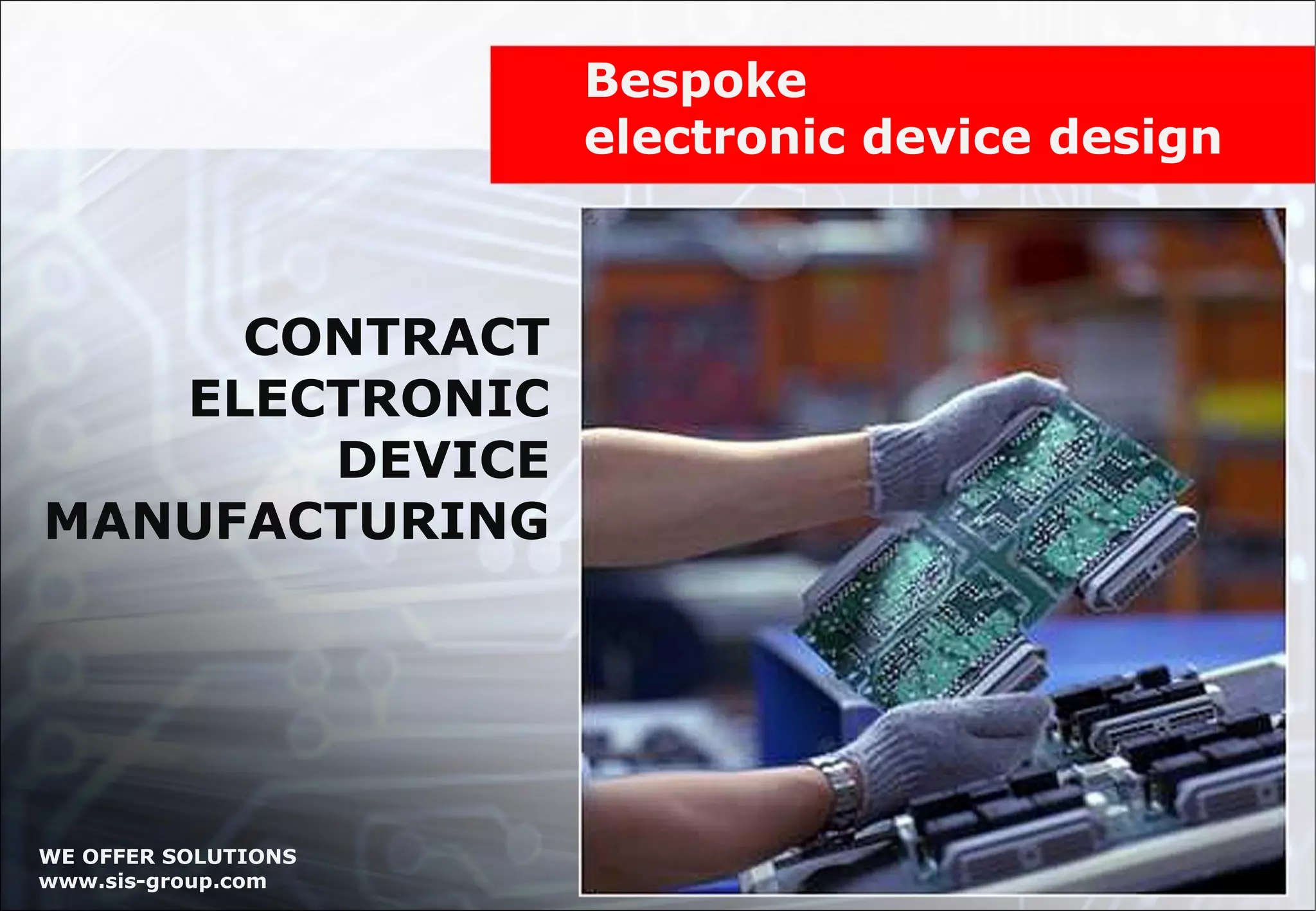 Bespoke electronic device design | PPT