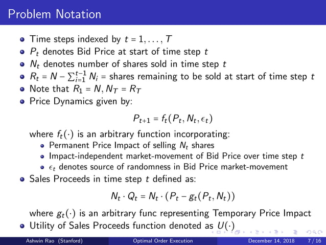 Stochastic Control Of Optimal Trade Order Execution Ppt