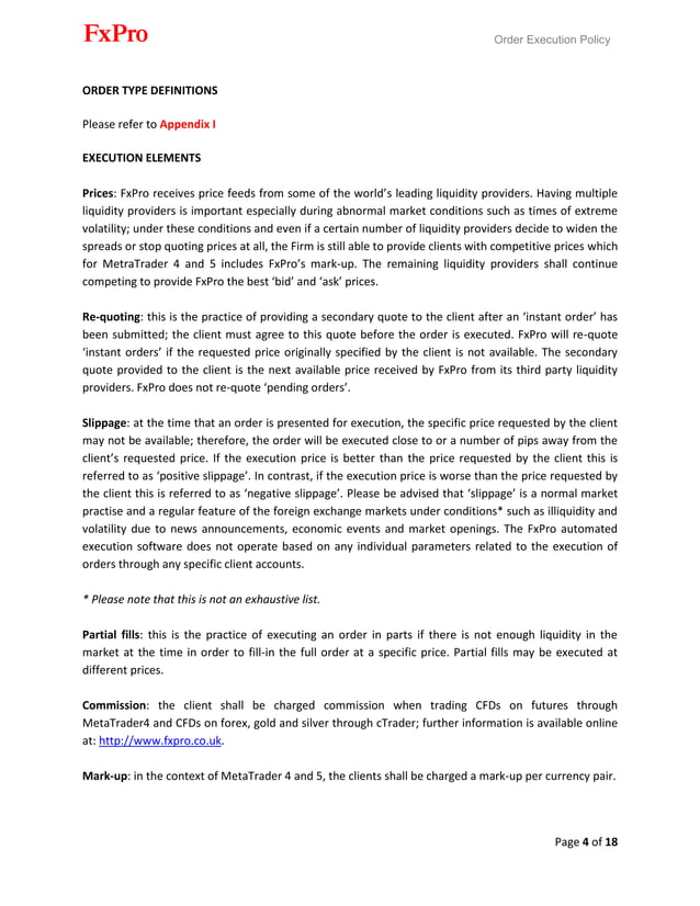 Order execution policy | PDF