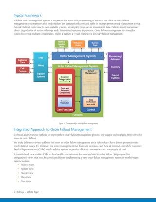 Order Fallout Management Telecom Framework | PDF