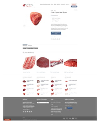 Order Frozen Beef Hearts | PDF