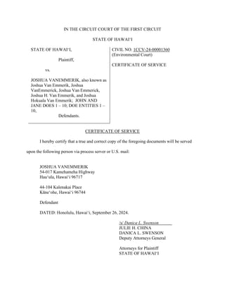 ORDER GRANTING PLAINTIFF’S EX PARTE MOTION FOR TEMPORARY RESTRAINING ...