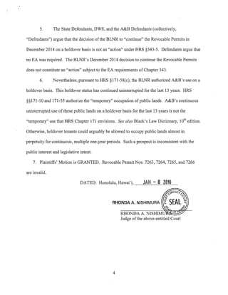 Order Granting Plaintiffs Motion For Partial Summary Judgment | PDF