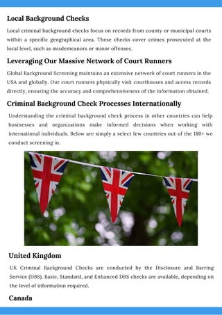 Basic Background Checks