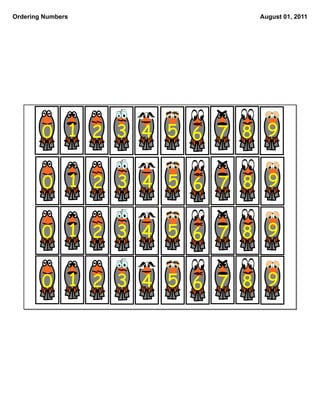 Ordering numbers | PDF