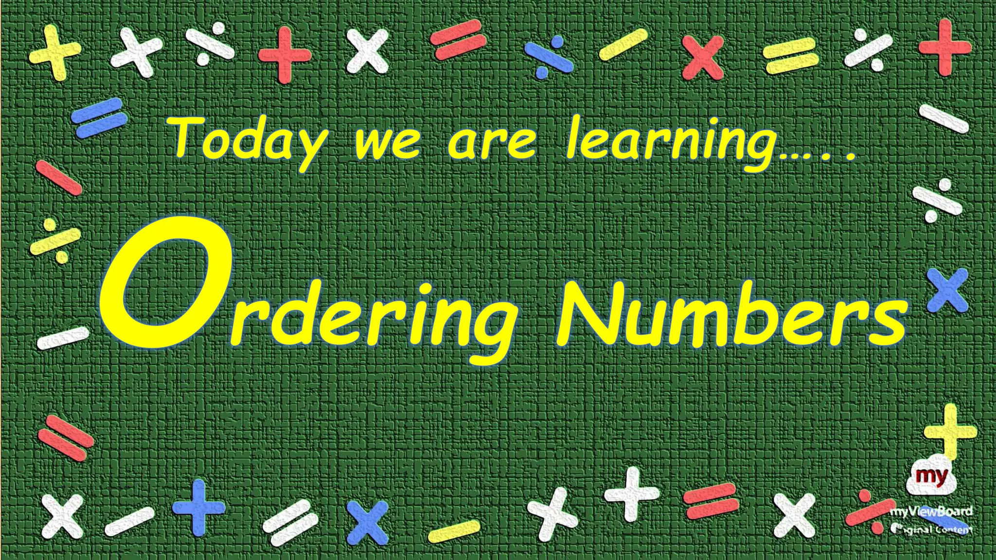 Ordering numbers | PPTX