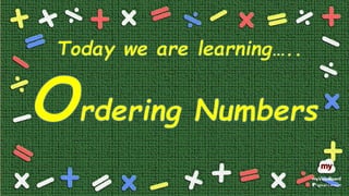 Ordering numbers | PPTX