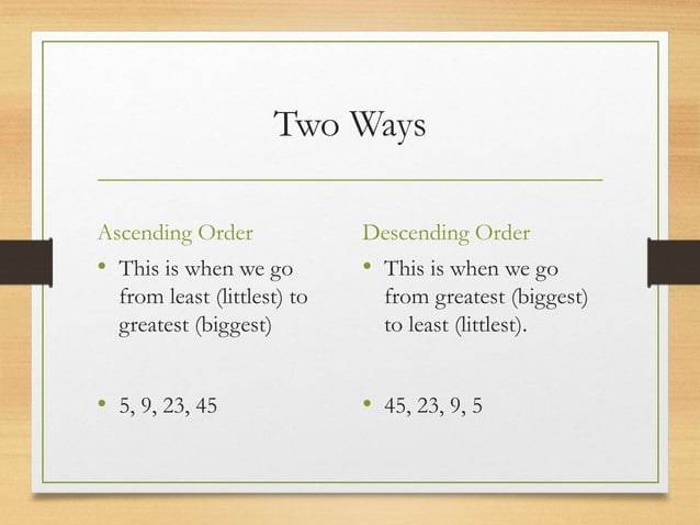 Ordering numbers powerpoint | PPT