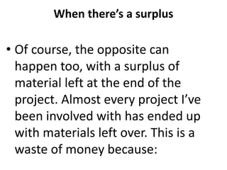 Ordering of construction materials 1 | PPT