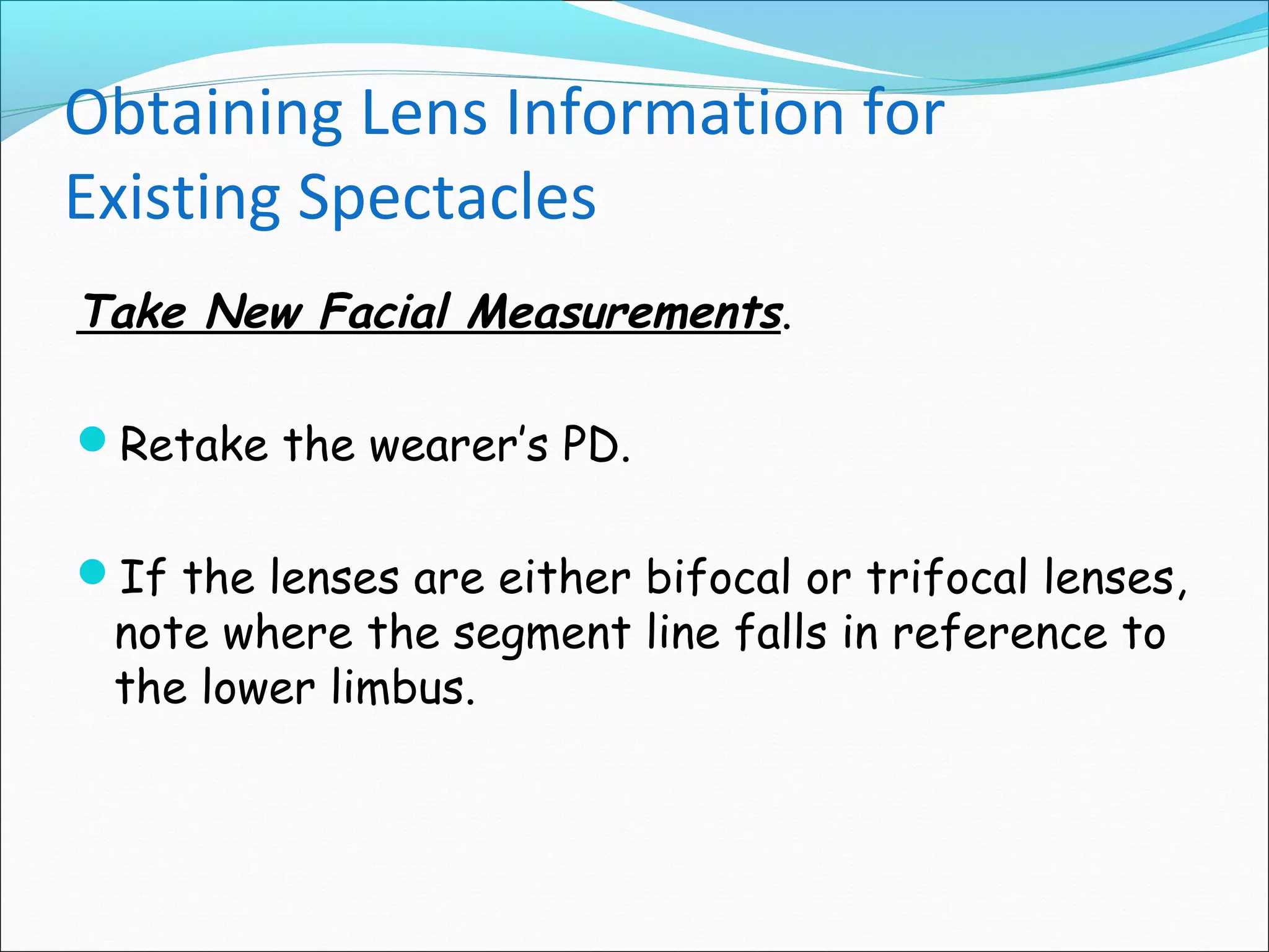 Ordering of ophthalmic lens | PPT