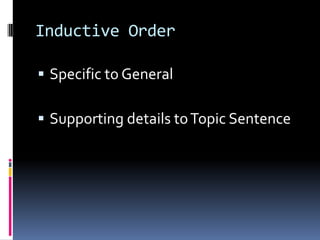 Order in the paragraph | POTX