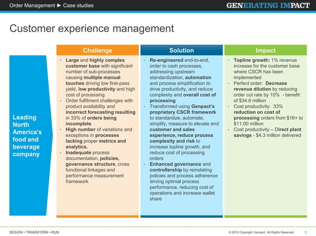 33% saving in order processing costs with cloud based order management ...